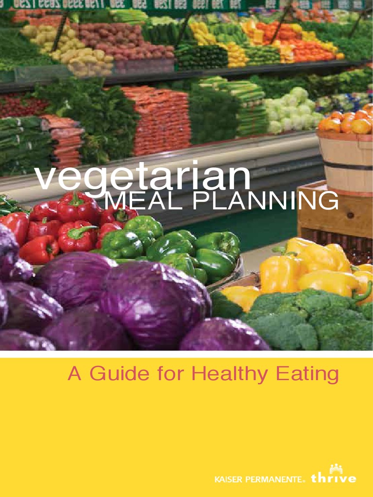 Vegetarian Meal Planning Essentials | PDF | Vegetarianism | Diet ...