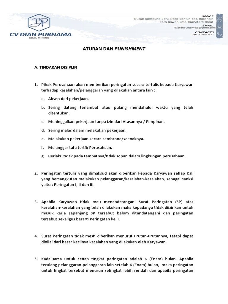Tindakan Disiplin | PDF