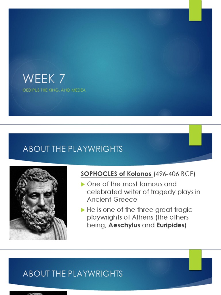 Oedipus and Medea: Tragic Tales | PDF | Jason | Sophocles