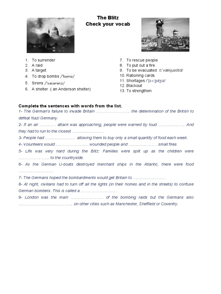 Understanding the Blitz in Britain | PDF | History