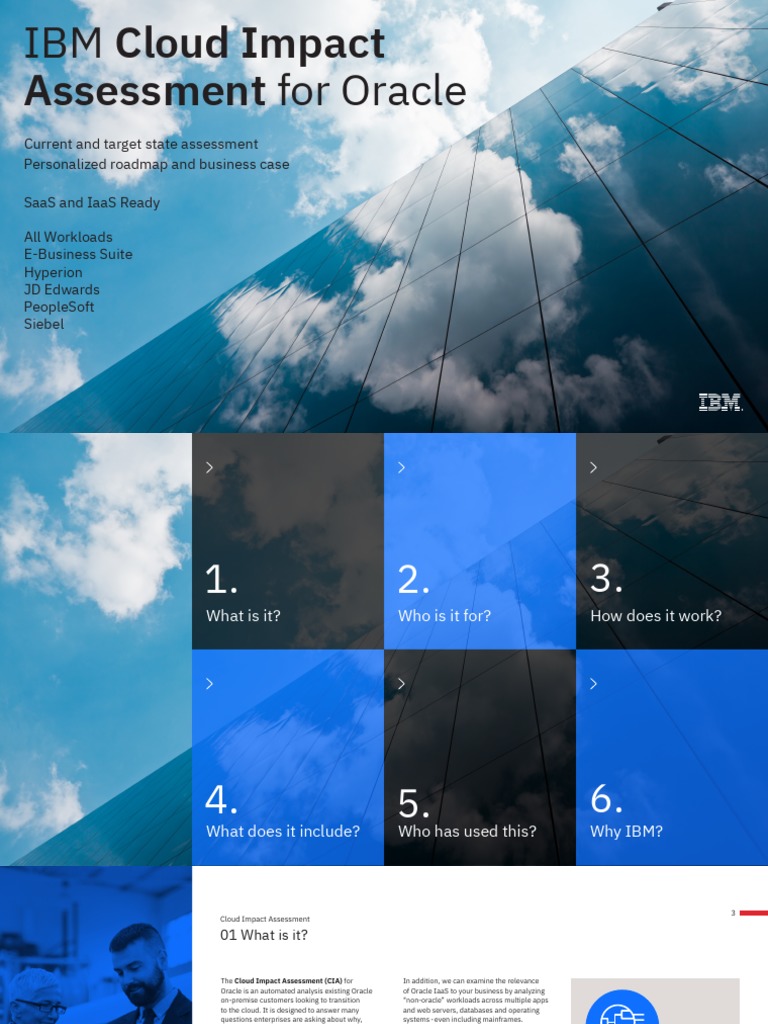 IBM Cloud Impact Assessment For Oracle Ebook | PDF | Cloud Computing ...