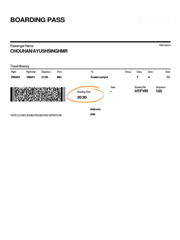 Boarding Passes HTFYIR | PDF