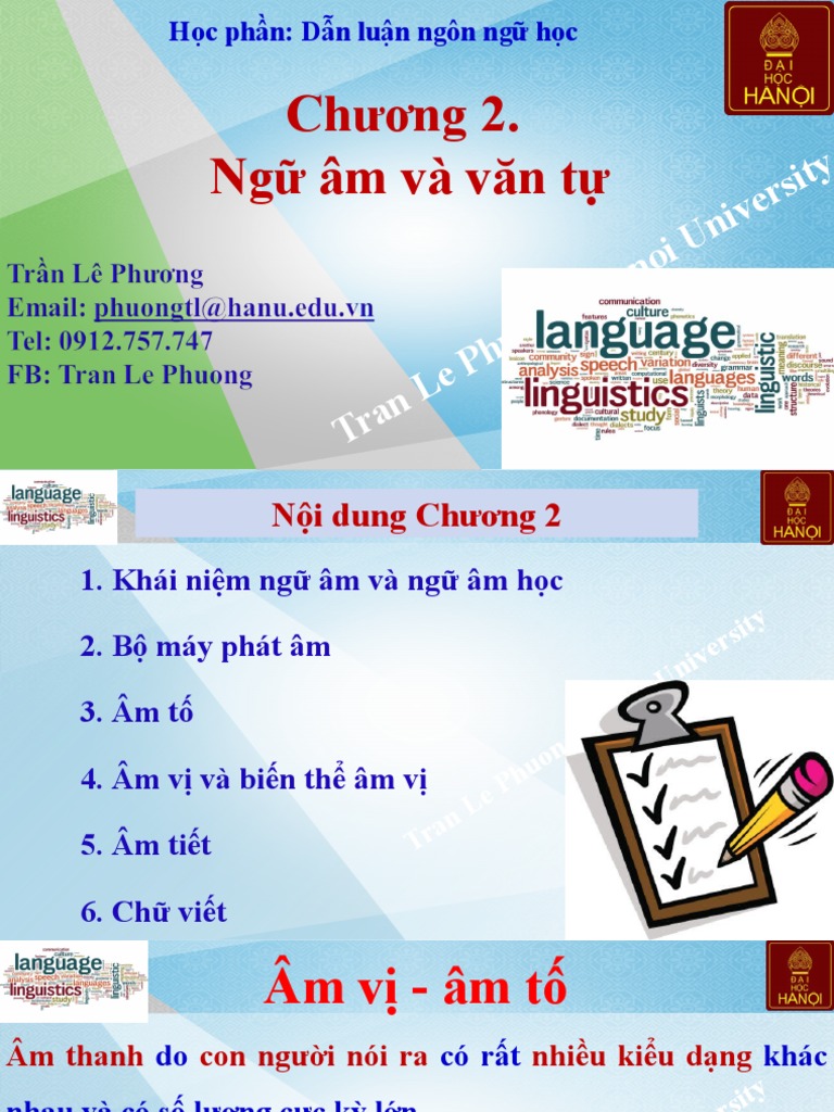 DLNNH Ngu Am Va Van Tu P2 Bu I 2 | PDF