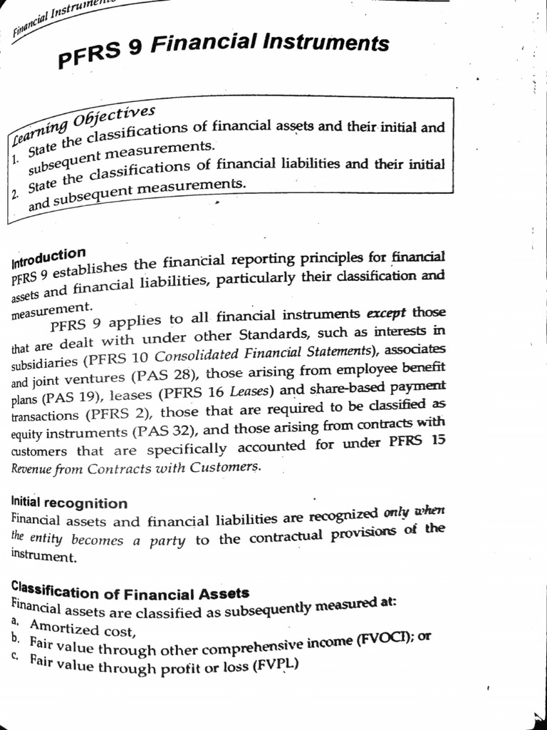 PFRS 9 Fin Ins | PDF