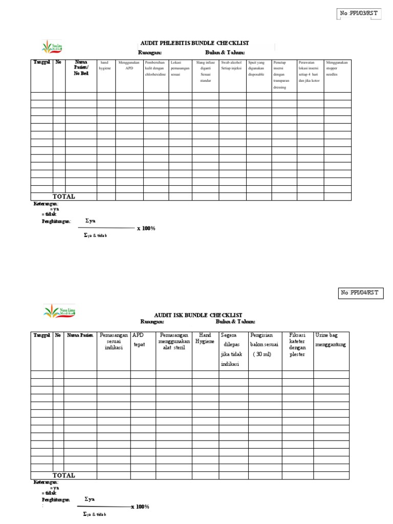 Form Audit Bundels | PDF