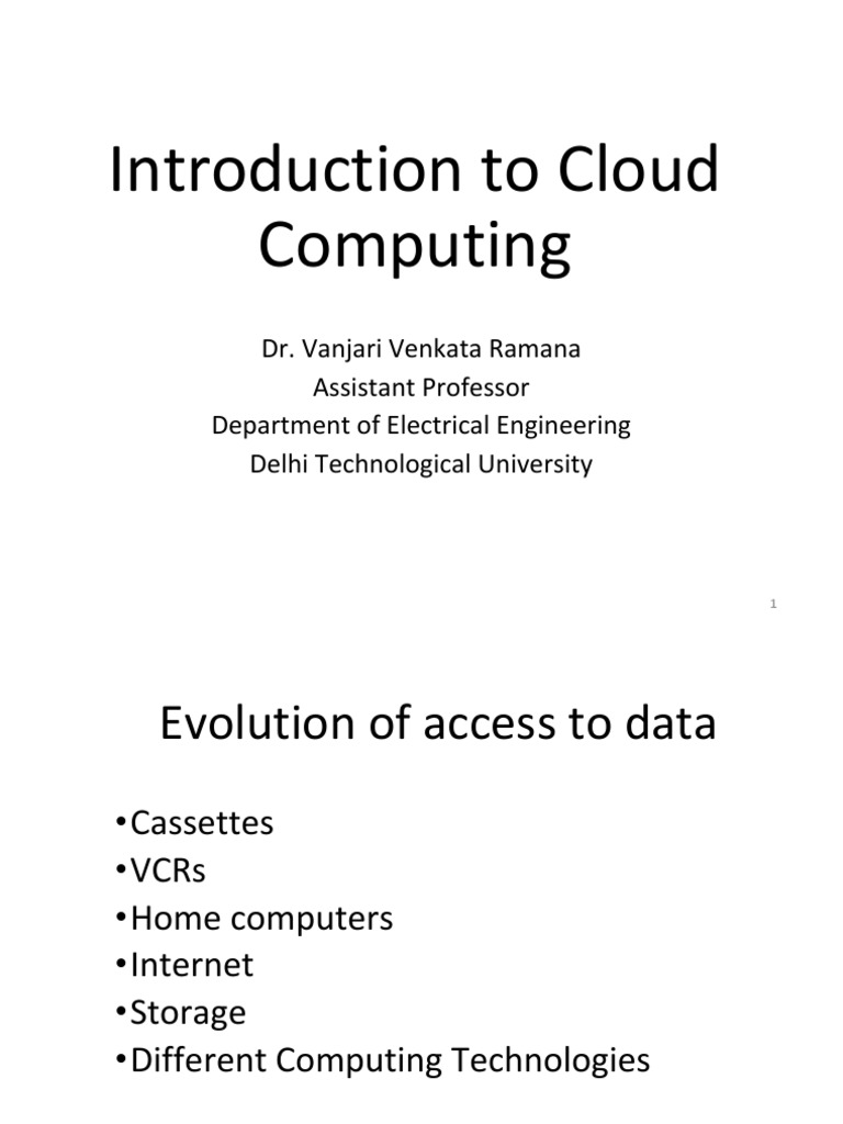 Unit1 0 Download Free Pdf Cloud Computing Software As A Service 