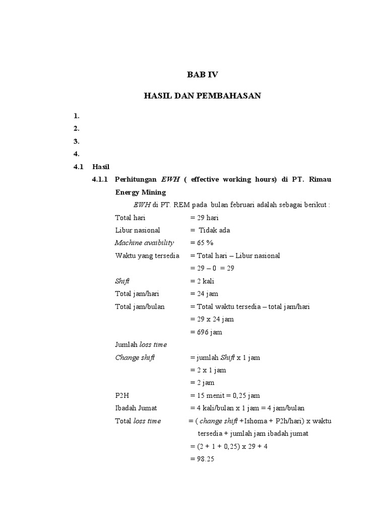 Bab Iv New Rem | PDF