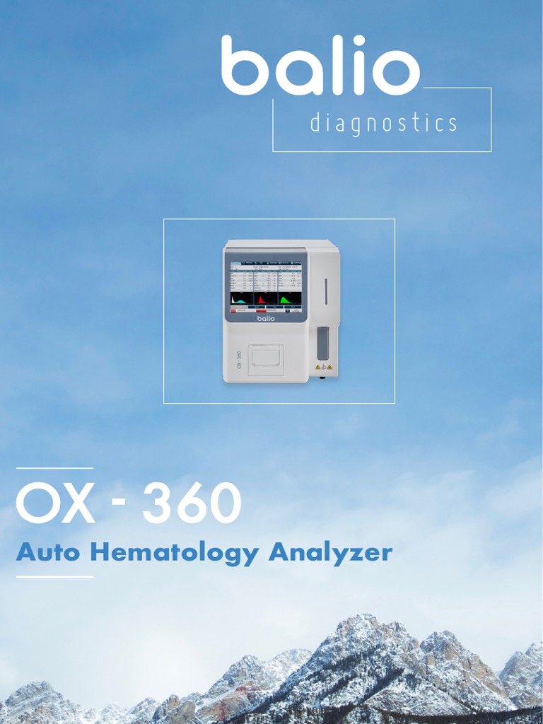 Brochure Balio Ox - 360 en | PDF | Anemia | Computing