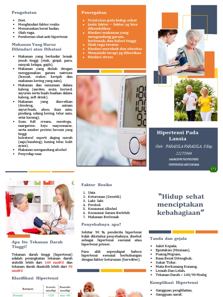 Leaflet Hipertensi | PDF