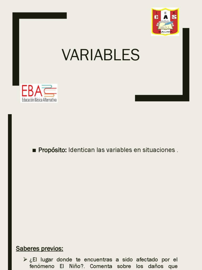 Variables | PDF | Relaciones personales, crianza y desarrollo personal