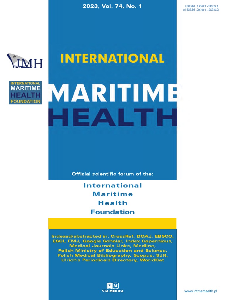 International Maritime Health | PDF | Shift Work | Sleep