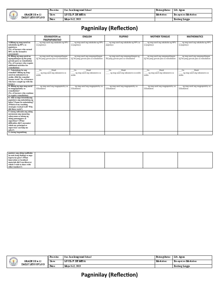 Q4 W3 Reflection | PDF