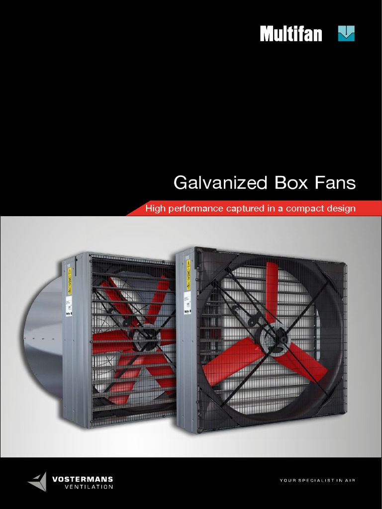 Multifan Galvanized Box Fan EN | PDF | Efficient Energy Use | Energy ...