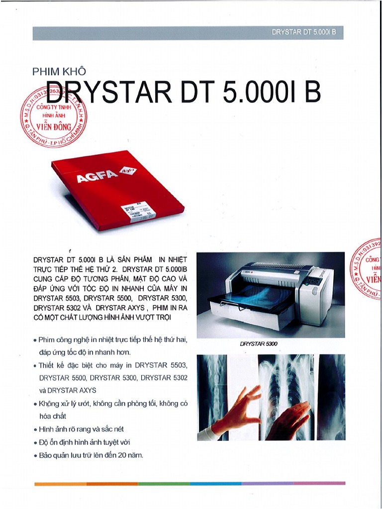 CATOLOG DRYSTAR DT 5000I B TIẾNG VIỆT | PDF