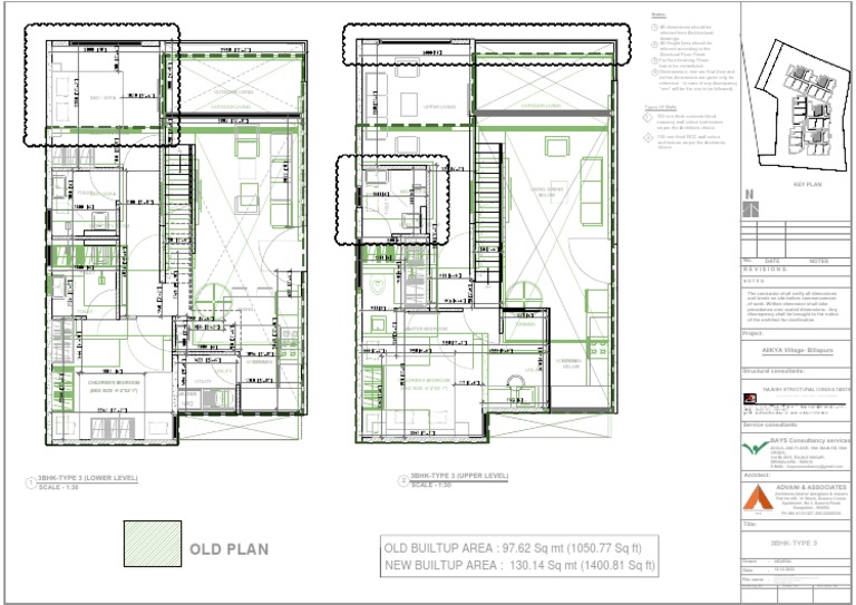 Revised 3BHK TYPE 3-FLOOR PLAN | PDF