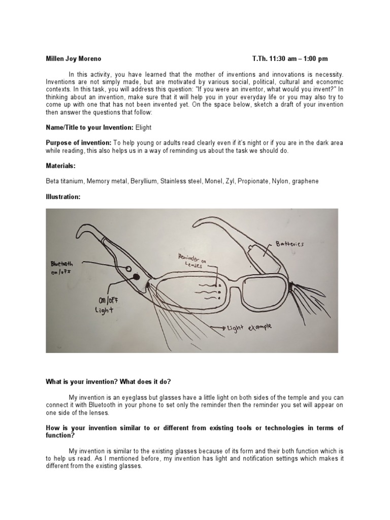 My Invention . | PDF | Philosophy | Self-Improvement