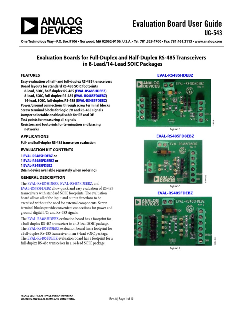 Ug 543 | PDF | Duplex (Telecommunications) | Electrostatic Discharge