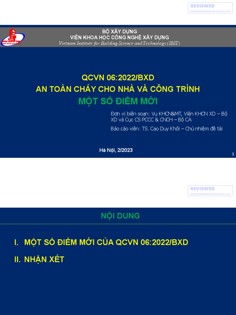 QCVN 06-2022-Bxd (Nhung Diem Moi) | PDF