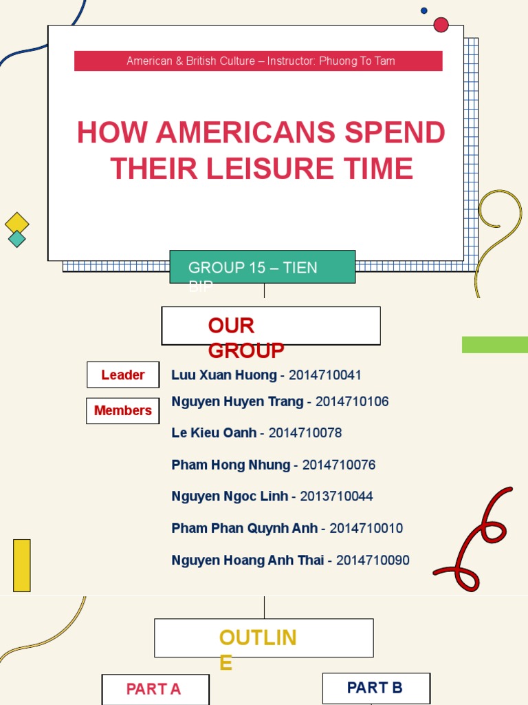 How Americans Spend Their Leisure Time | PDF | Television | Sports