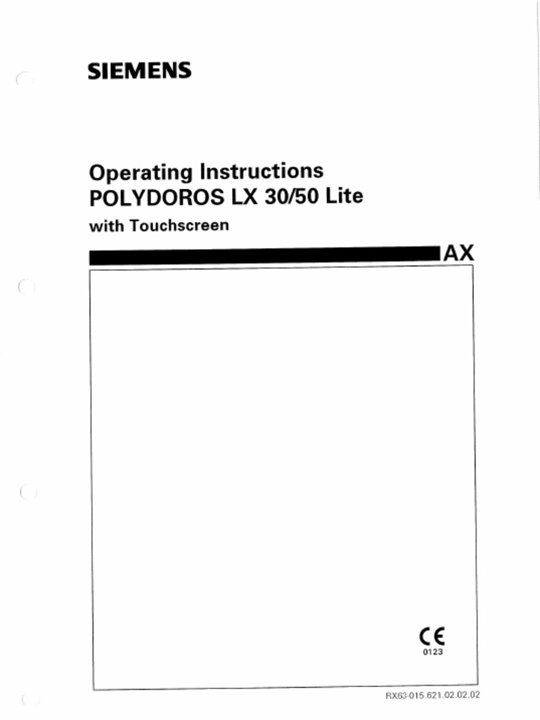 Polydoros LX User Manual | PDF