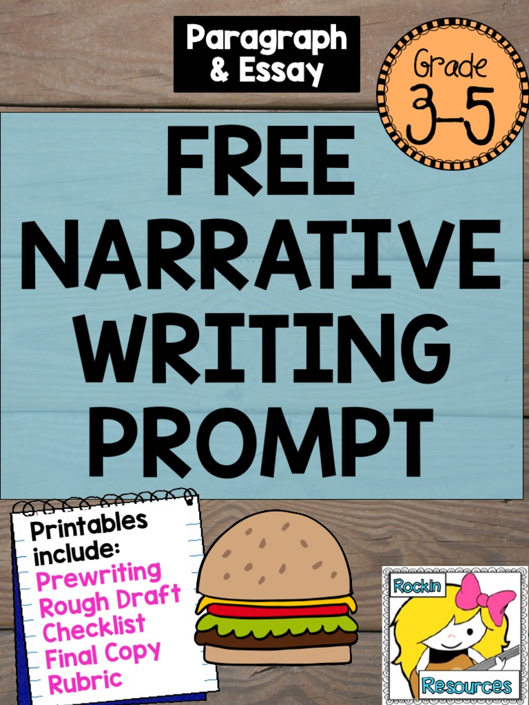 Free Narrative Writing Prompt: Paragraph & Essay | PDF | Essays ...