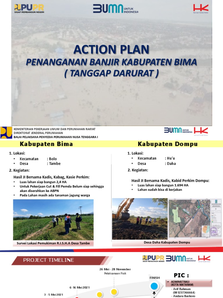 TTD Bima Risha1 (Action Plan) | PDF