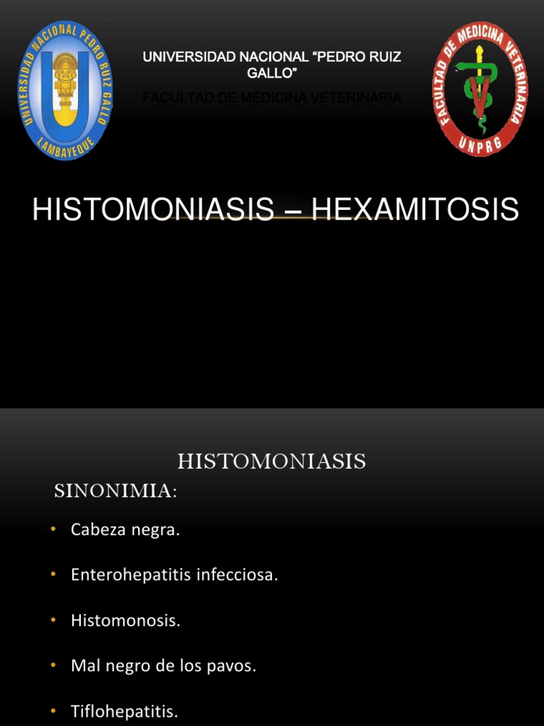 Histomoniasis en aves: Una enfermedad parasitaria causada por el ...