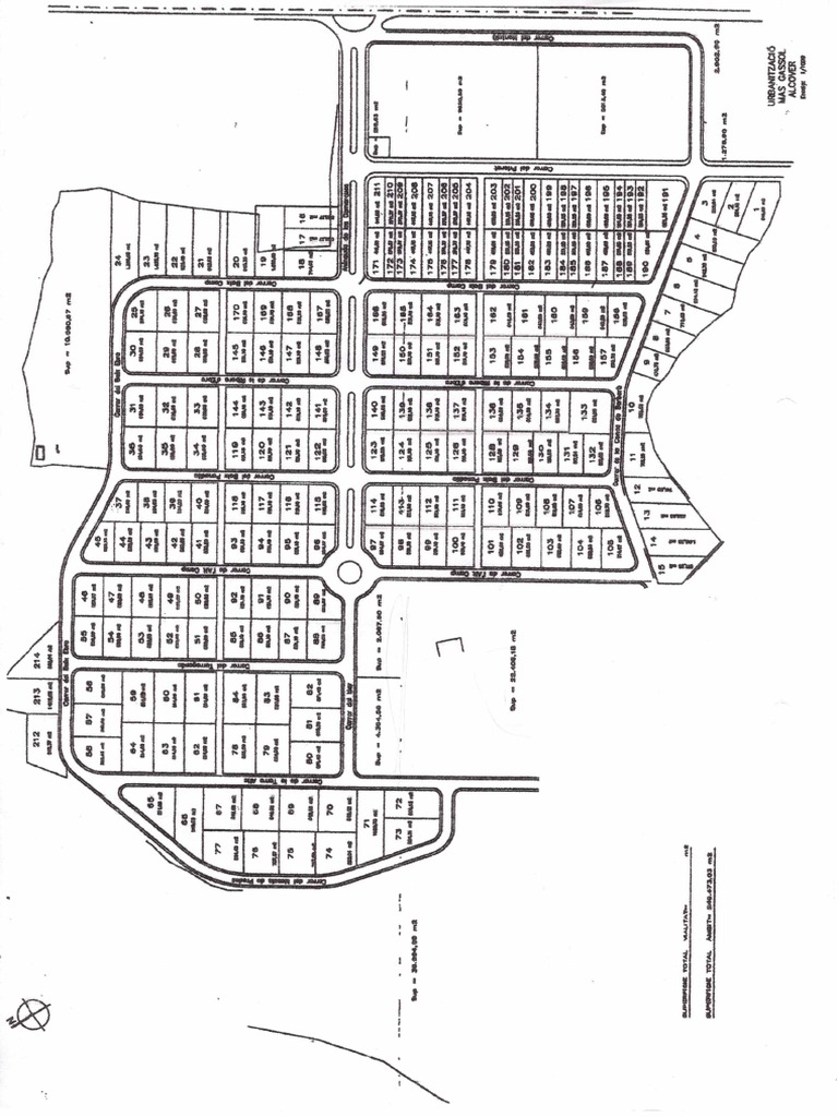 Plànol Mas Gassol Parcel Les | PDF