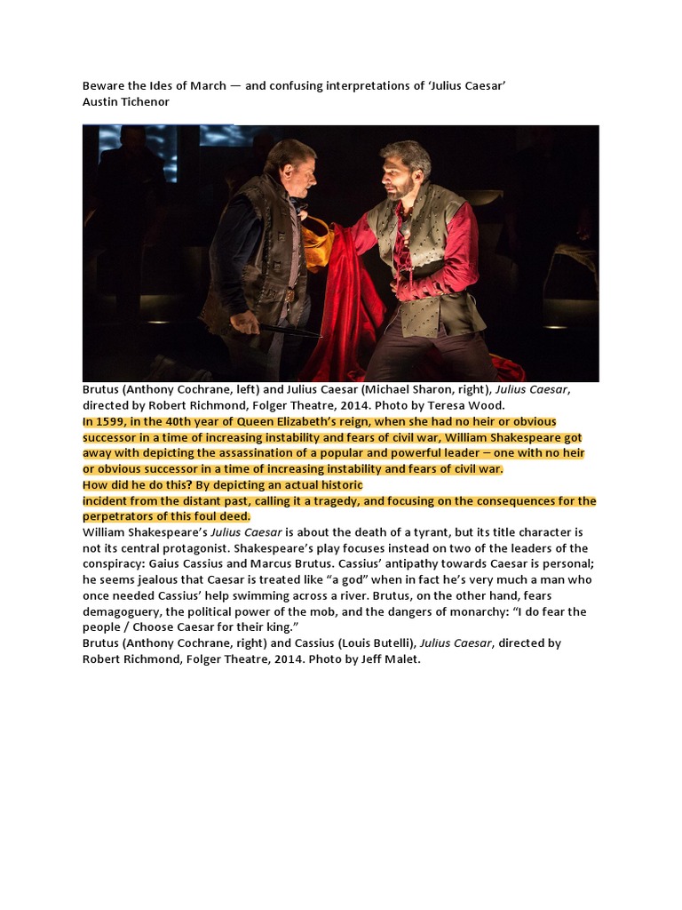 Austin Tichenor | PDF | Julius Caesar