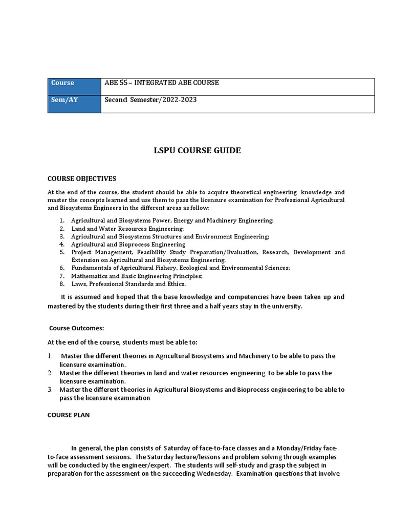 TFV Ae55 Course-Guide-V.6 | PDF | Engineering | Theory