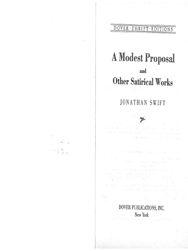 Swift - A - Modest - Proposal | PDF