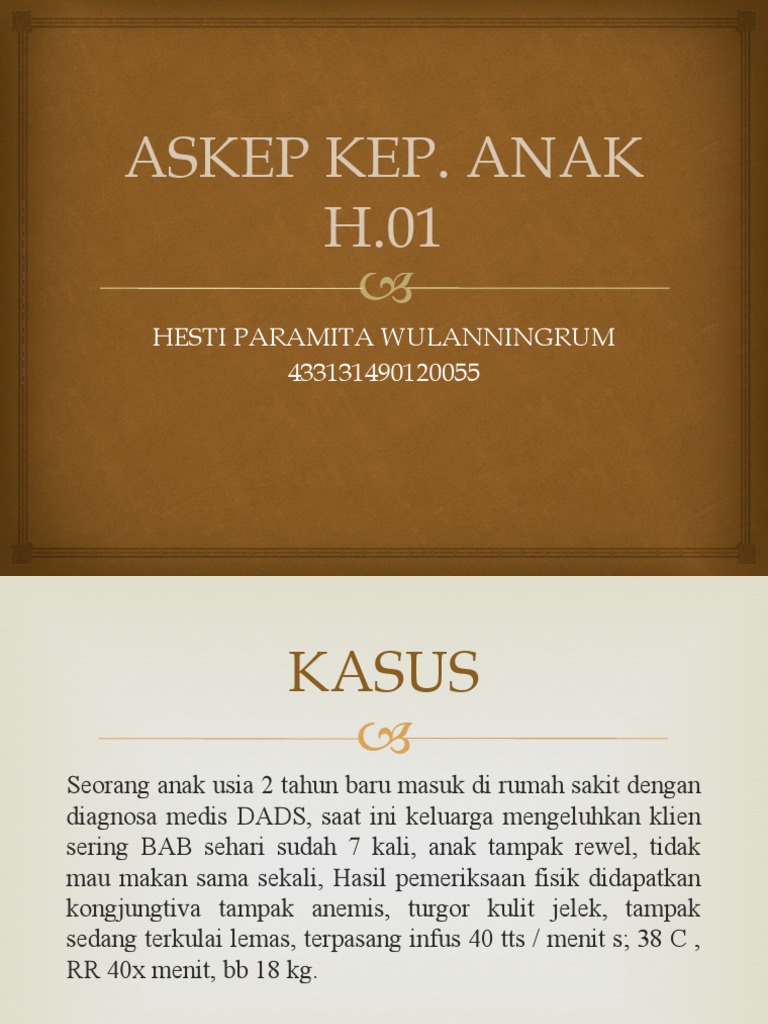 Askep Kep. Anak H.01 | PDF