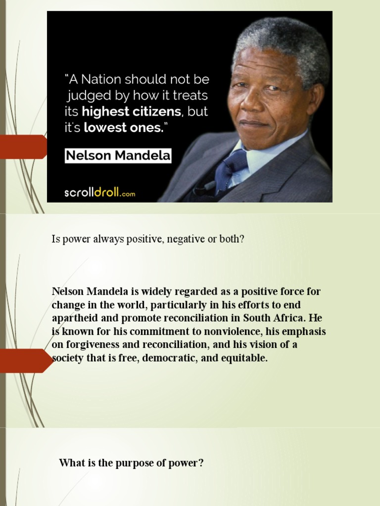 Mandela's Legacy of Reconciliation | PDF | Nelson Mandela | Apartheid
