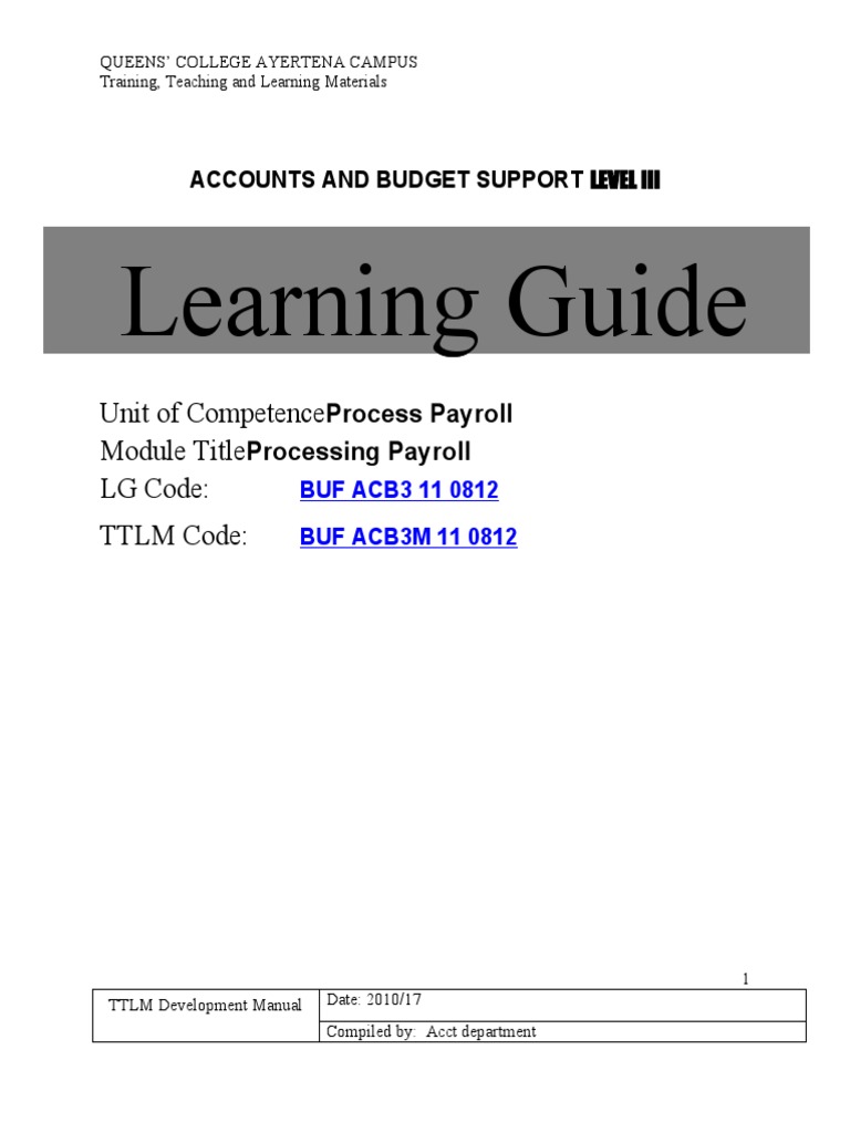11 Processing Payroll | PDF | Payroll Tax | Payroll
