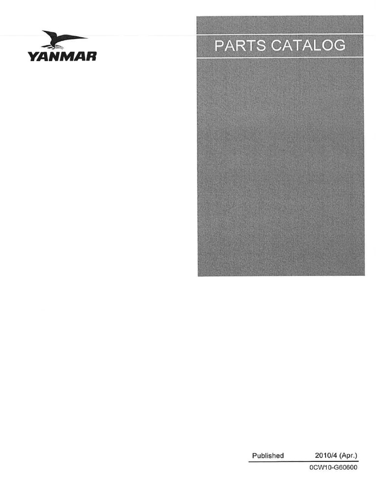 Catalogue Yanmar Motor | PDF