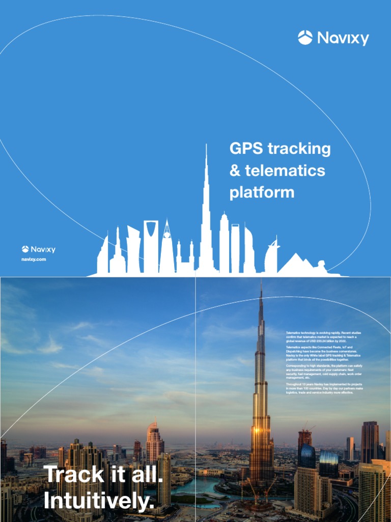 Gps Tracking Platform Presentation Example | PDF | Geographic Information System | Cloud Computing