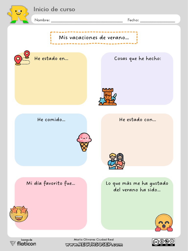 Mis Vacaciones de Verano | PDF