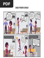 Blue and Orange 6 Panel Comic Strip | PDF