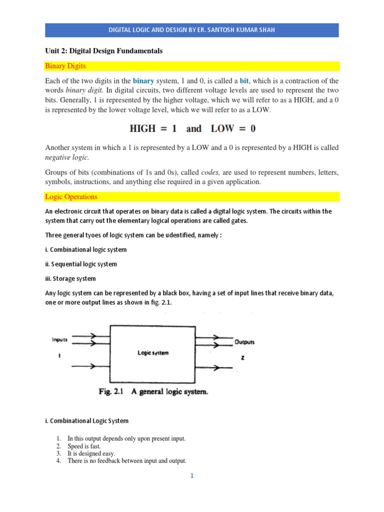 Unit 2 | PDF | Logic Gate | Electronic Circuits