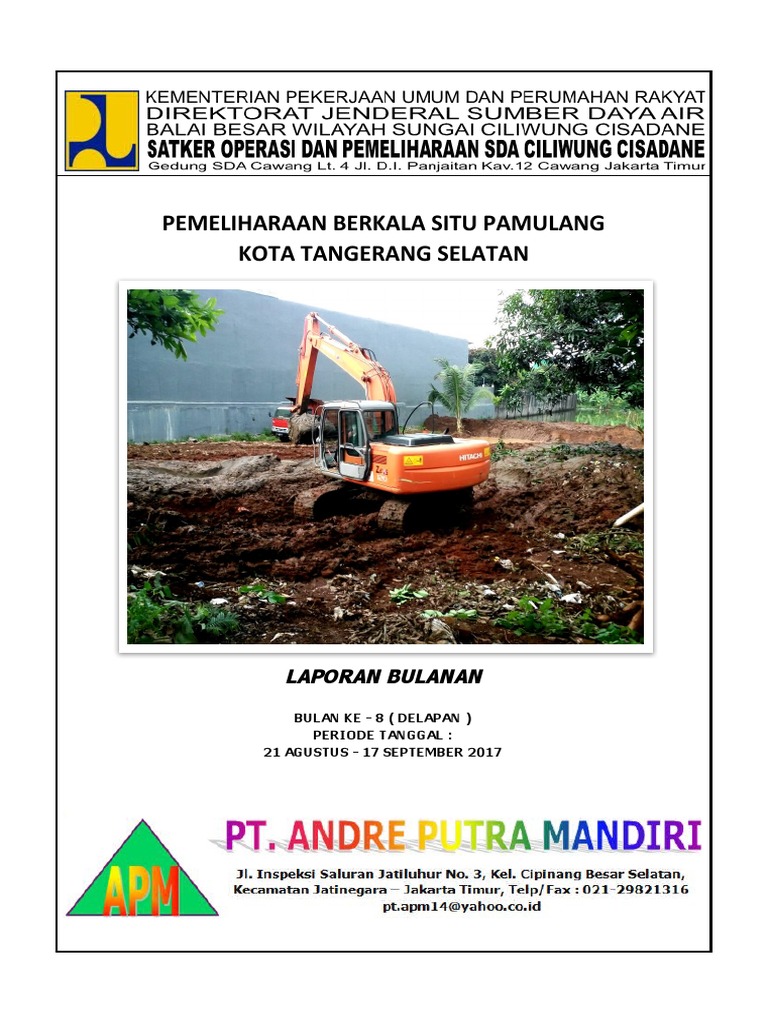 Lap Bulanan Ke-08 | PDF