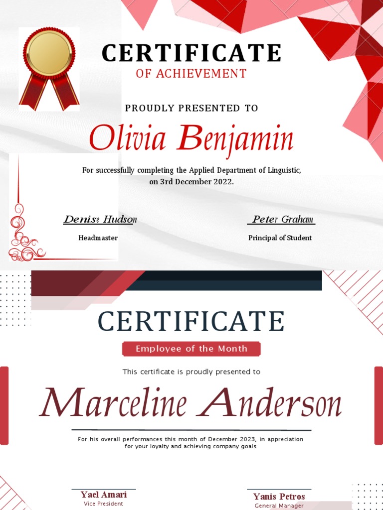 Certificat | PDF