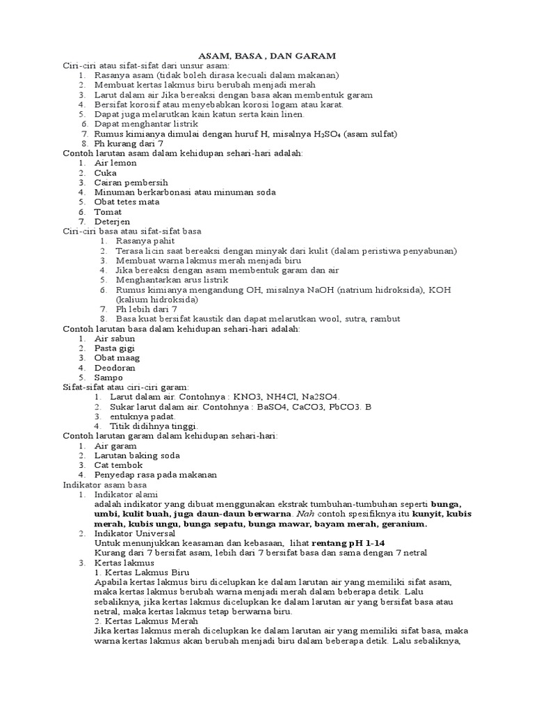 Asam Basa Dan Sifat Fisika Dan Kimia Tanah | PDF