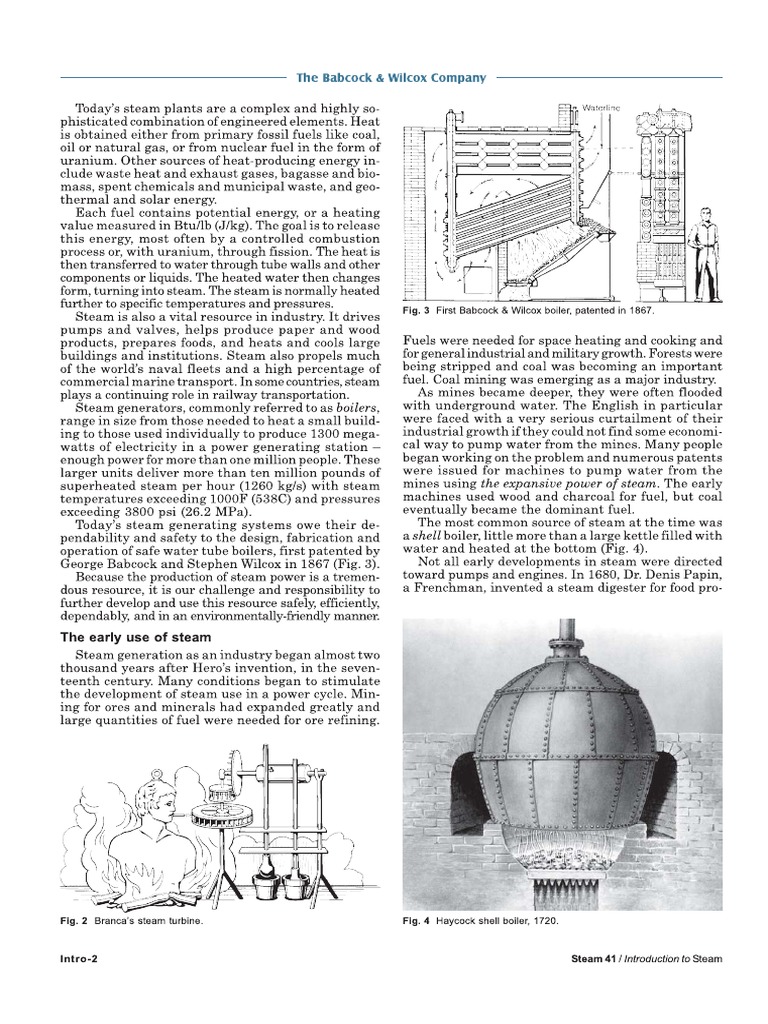 First Use of Steam | PDF