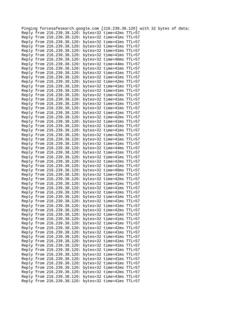 Ping 1000 | PDF | Network Protocols | Computer Science