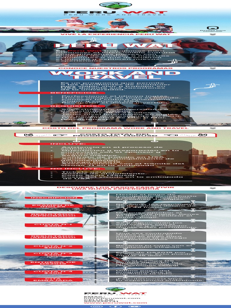 Programa Work and Travel - Peru Wat | PDF | Perú