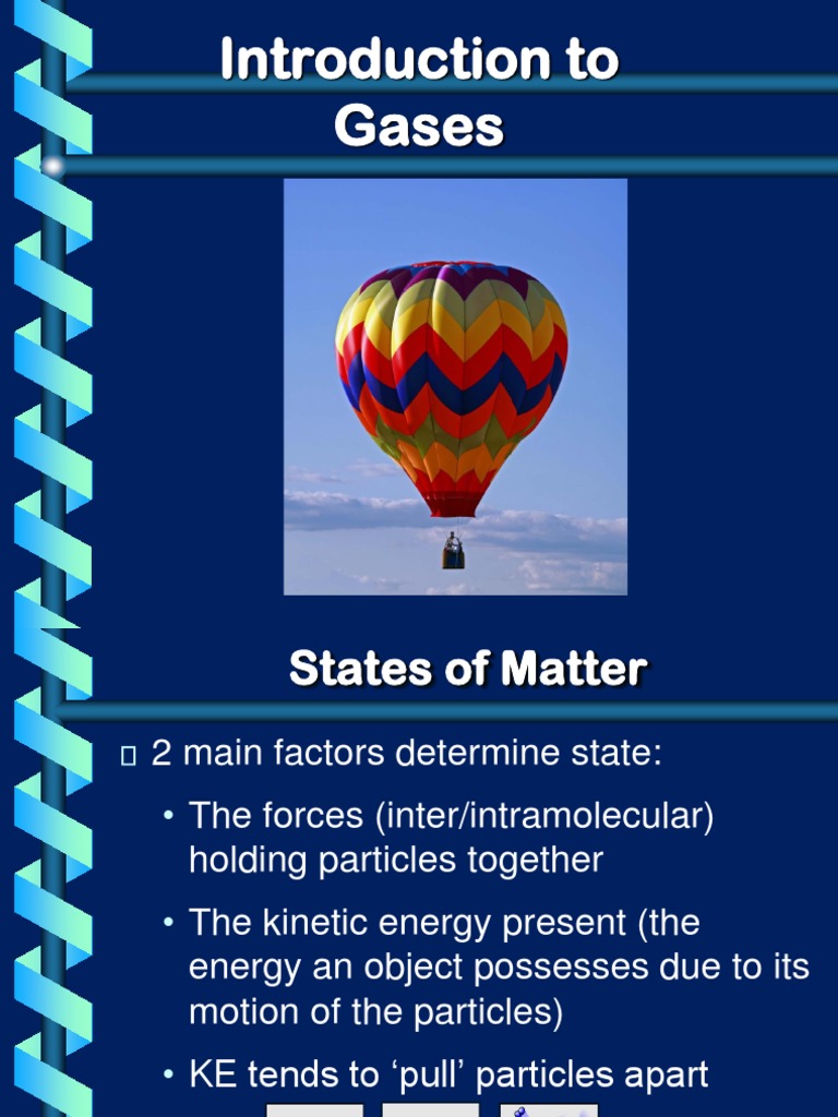 Intro To Gases and Gas Laws | PDF | Gases | Mole (Unit)