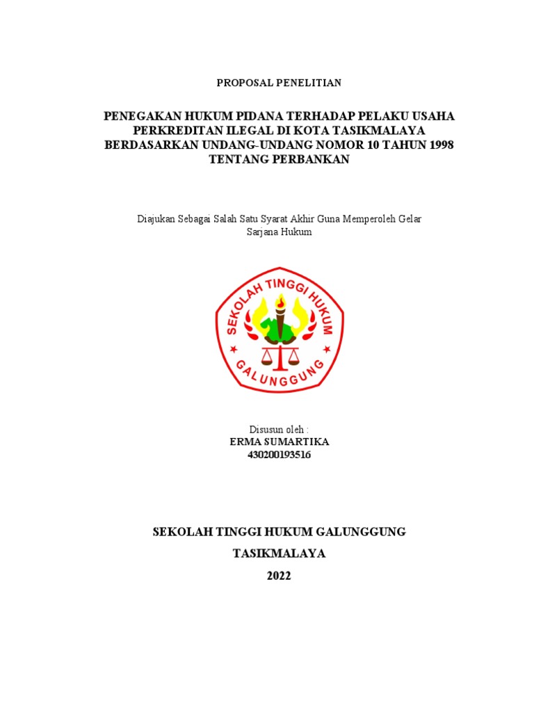 Proposal Bank Emok 15 Mart | PDF