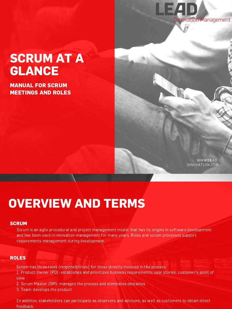 Scrum at A Glance | PDF | Scrum (Software Development) | Systems Theory