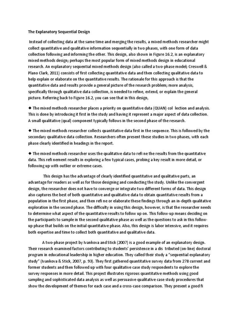 Mix Methods Pdf Quantitative Research Mentorship 0886