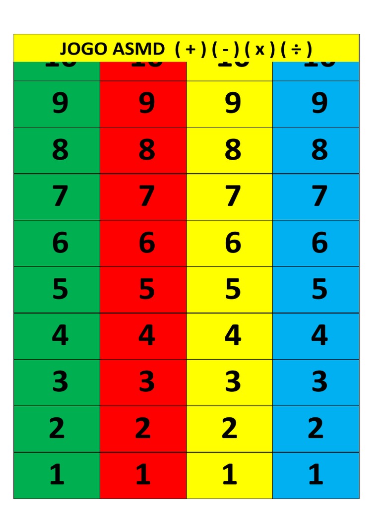 JOGO ASMD Tabuleiro | PDF